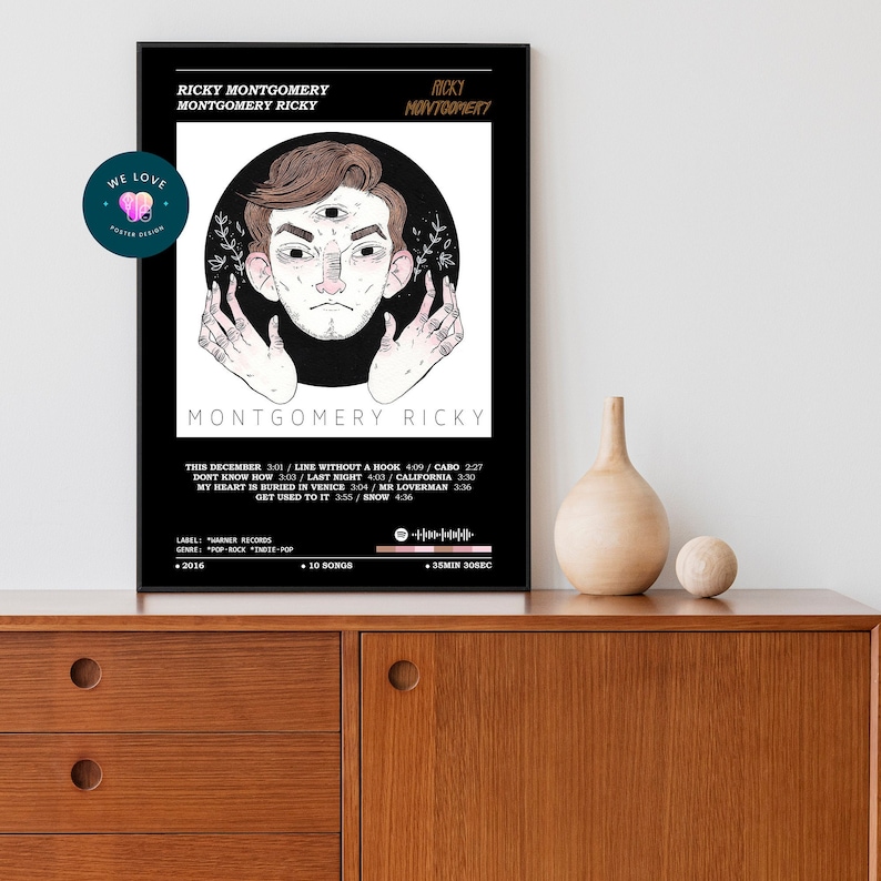 Ricky Montgomery Montgomery Ricky Poster / Ricky Montgomery - Etsy