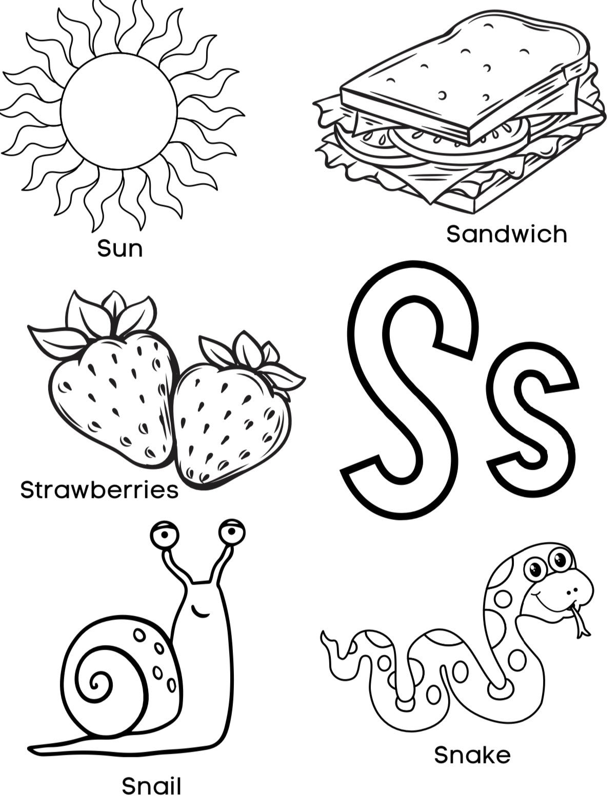 Alphabet Coloring Pages| Kids Coloring Pages| 26 Downloadable Coloring ...