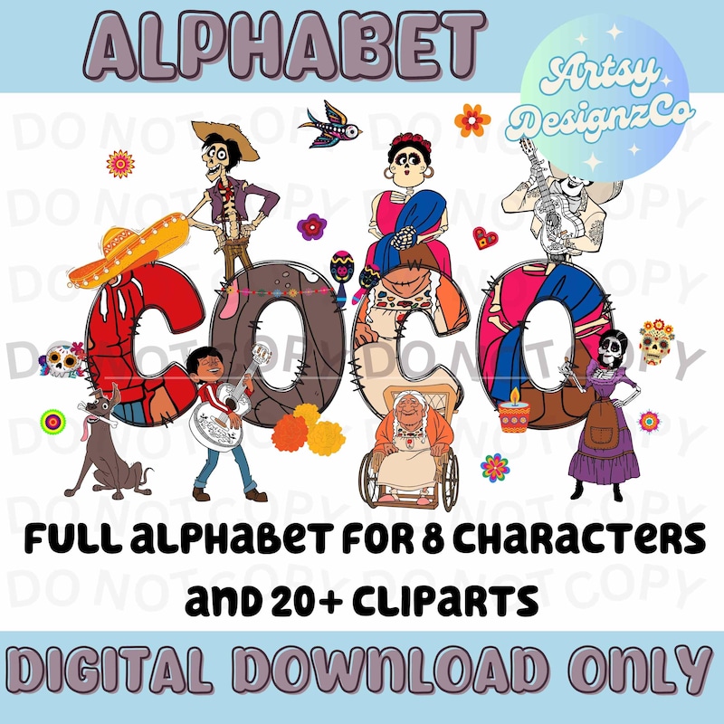 Coco Clipart - Etsy