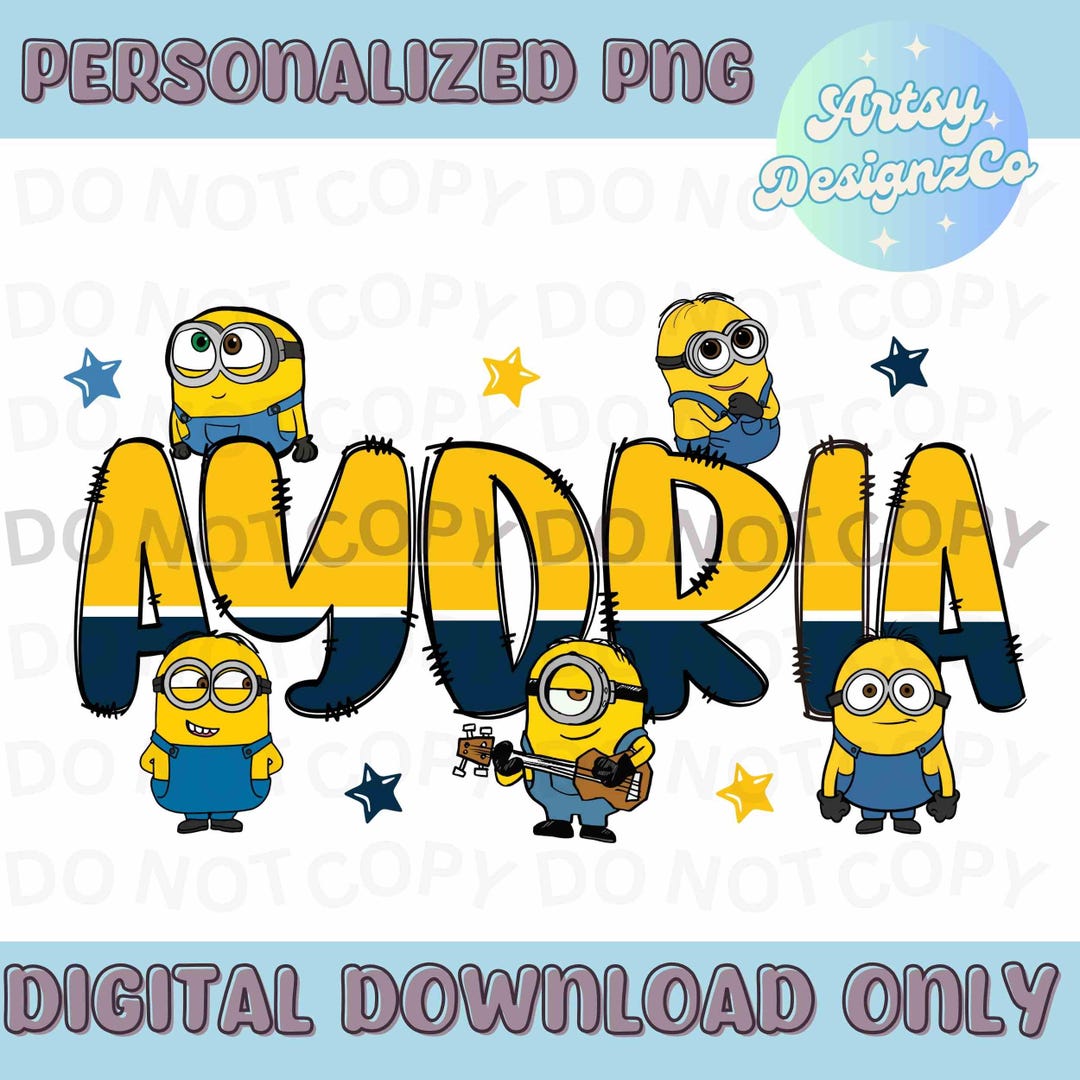 Custom Name PNG File, Custom Name Digital Download, Custom Name PNG ...