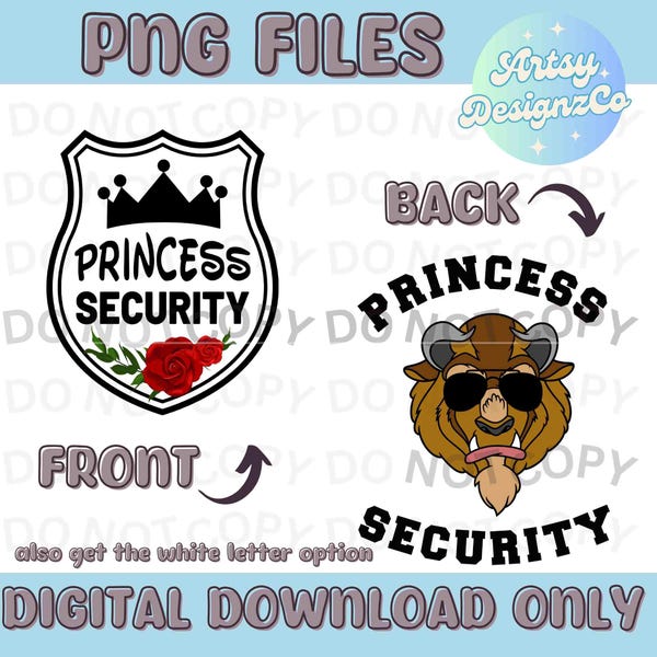 Princess Security - Etsy