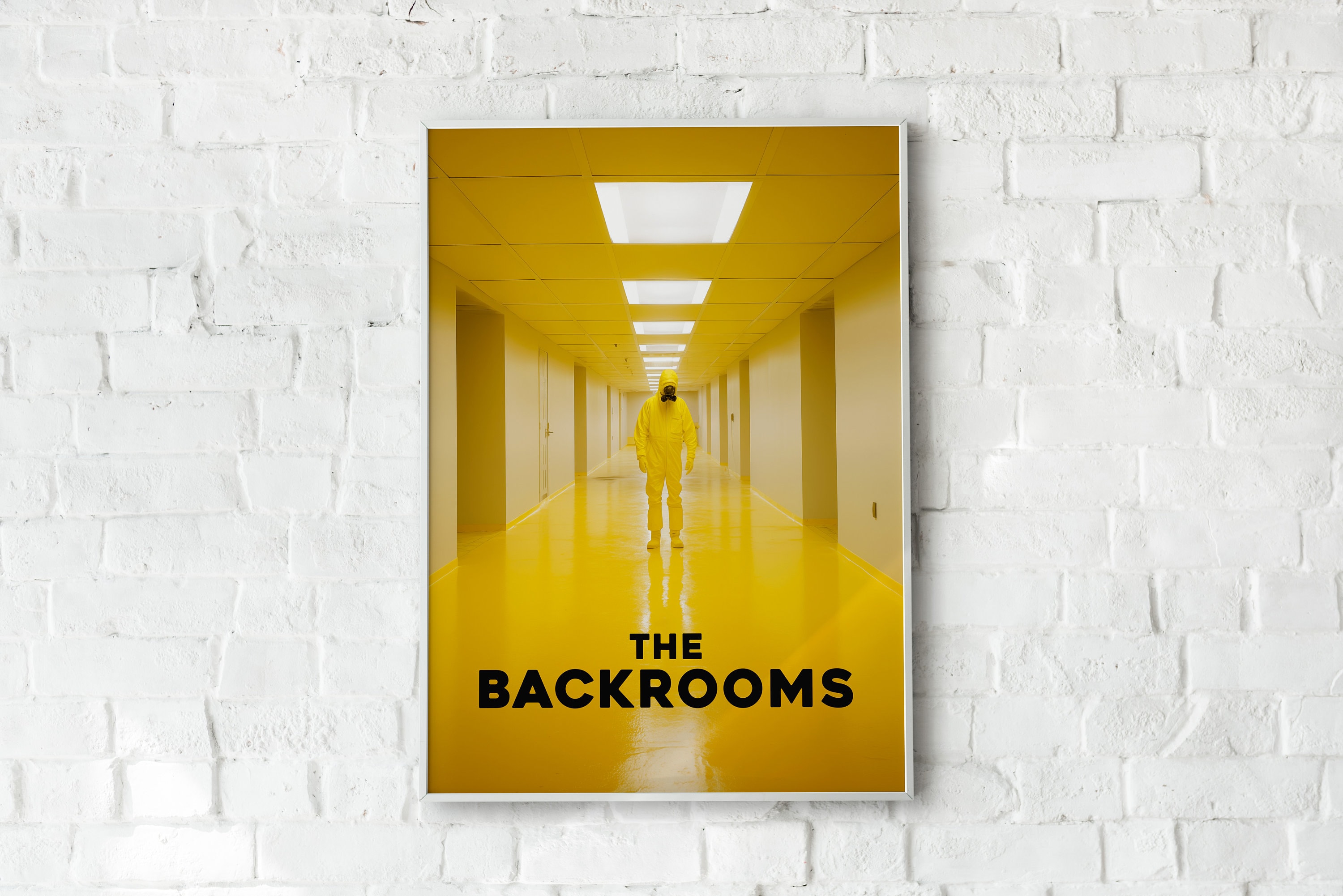 Backrooms Poster, Aesthetic Liminal Space the Backrooms Print, Cool ...