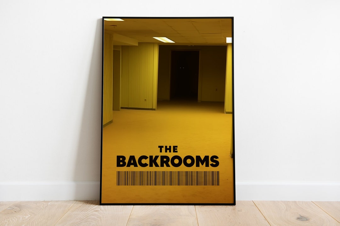 Backrooms Poster, Movie Style Design, Horror Aesthetic Liminal Space ...