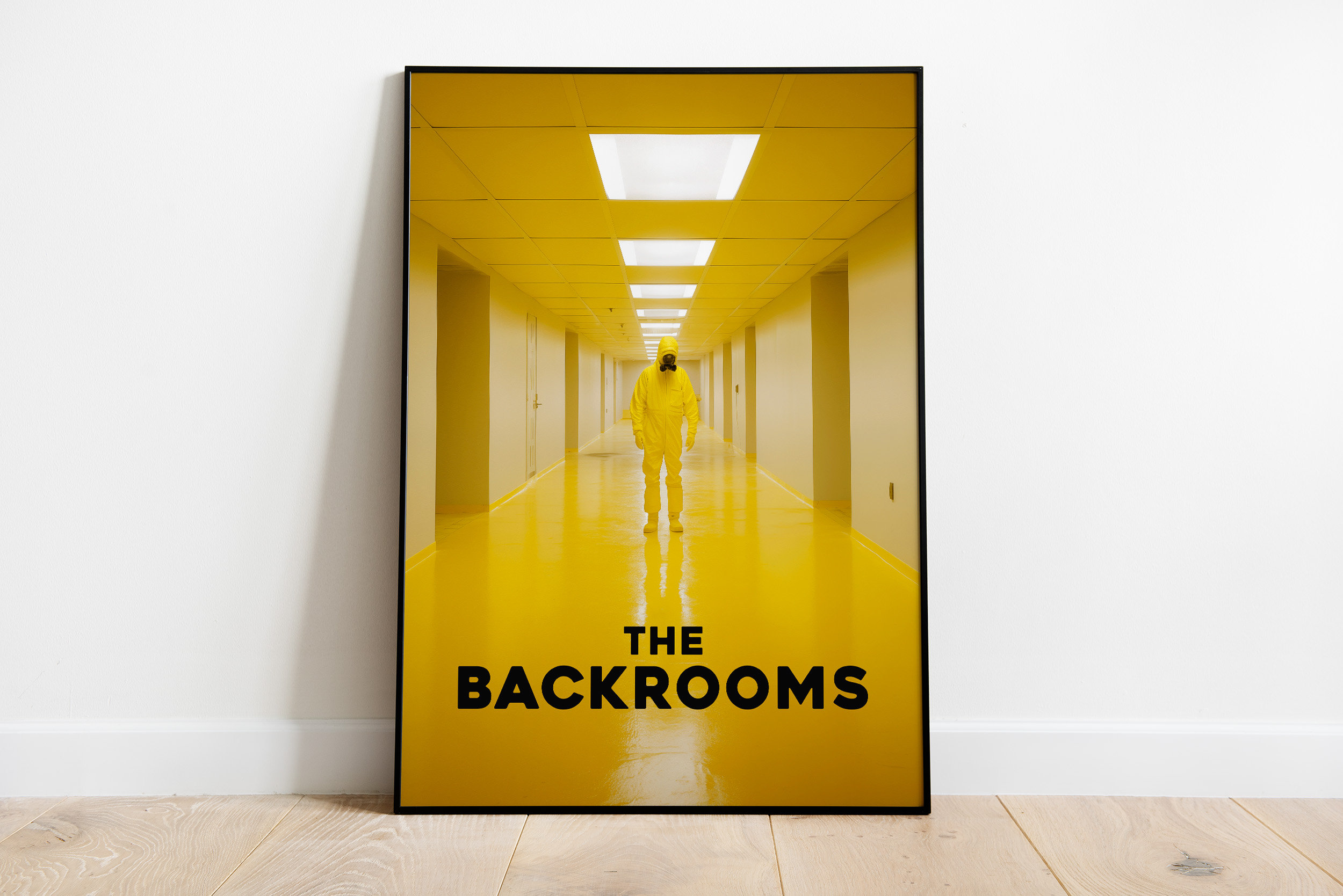 Backrooms Poster, Aesthetic Liminal Space the Backrooms Print, Cool ...