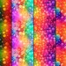 Digital Scrapbook Paper Set Printable Backgrounds 12 Seamless Rainbow ...