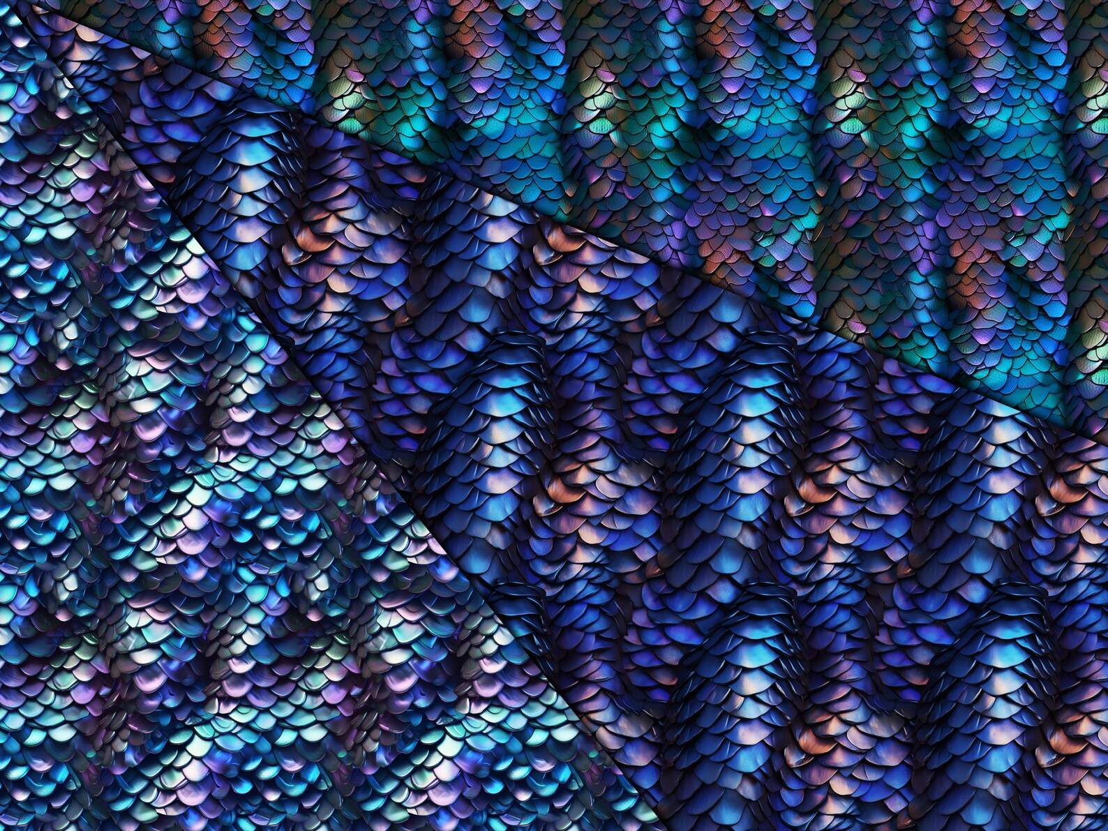 Realistic Dragon Scale Digital Paper 16 Seamless Dragonscale - Etsy