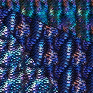 Realistic Dragon Scale Digital Paper 16 Seamless Dragonscale Pattern ...