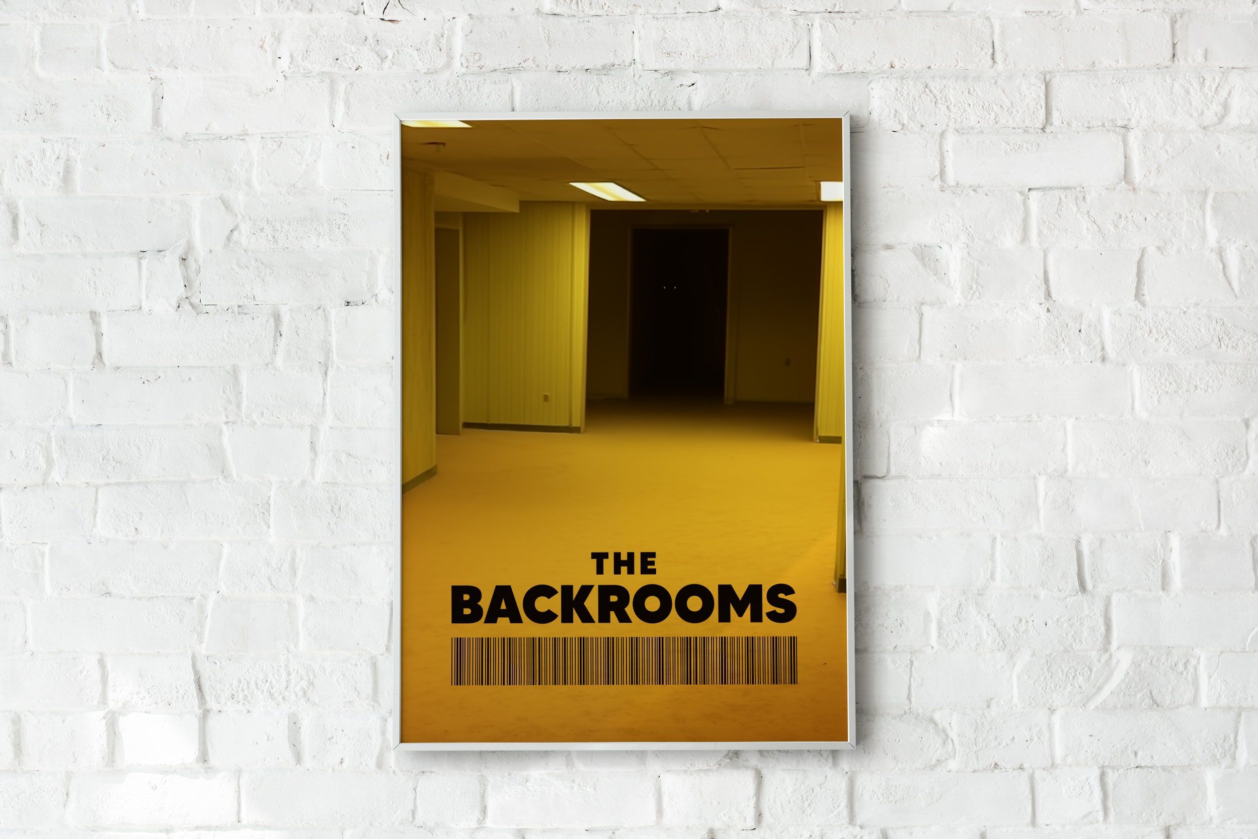 Backrooms Poster, Movie Style Design, Horror Aesthetic Liminal Space ...