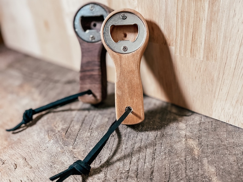 Handmade Wooden Bottle Openers - Wood Gifts - Groomsmen Gifts - Kitchen ...
