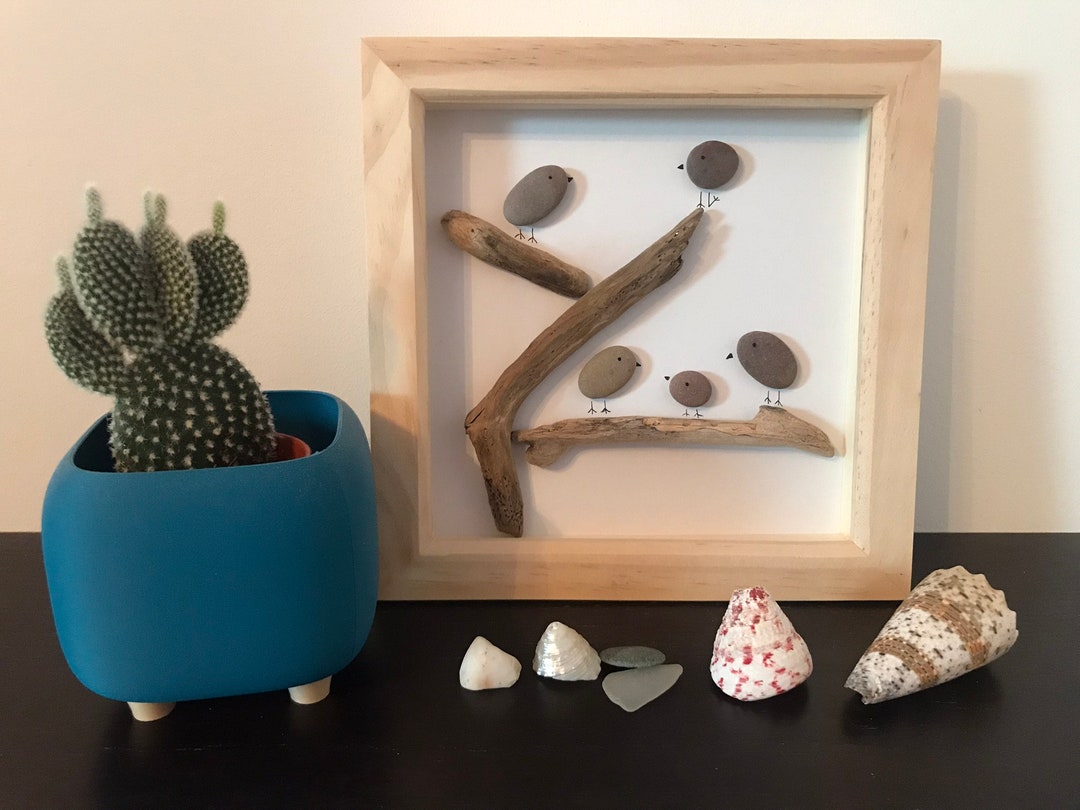 NEW Pebble Bird Family Picture. - Etsy
