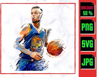 Steph Curry Sublimation - Etsy