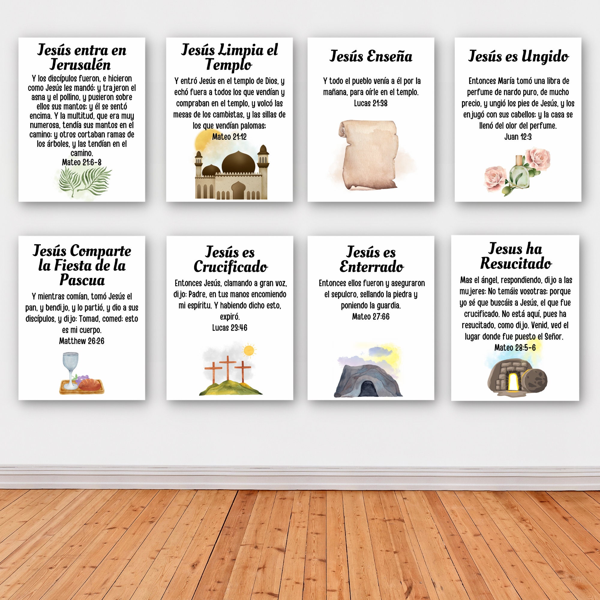 Spanish Holy Week Cards | Semana Santa |easter Countdown | Christian ...