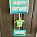 Sea Turtle Themed Birthday Door Sign, Sea Turtle, Ocean Birthday Door ...