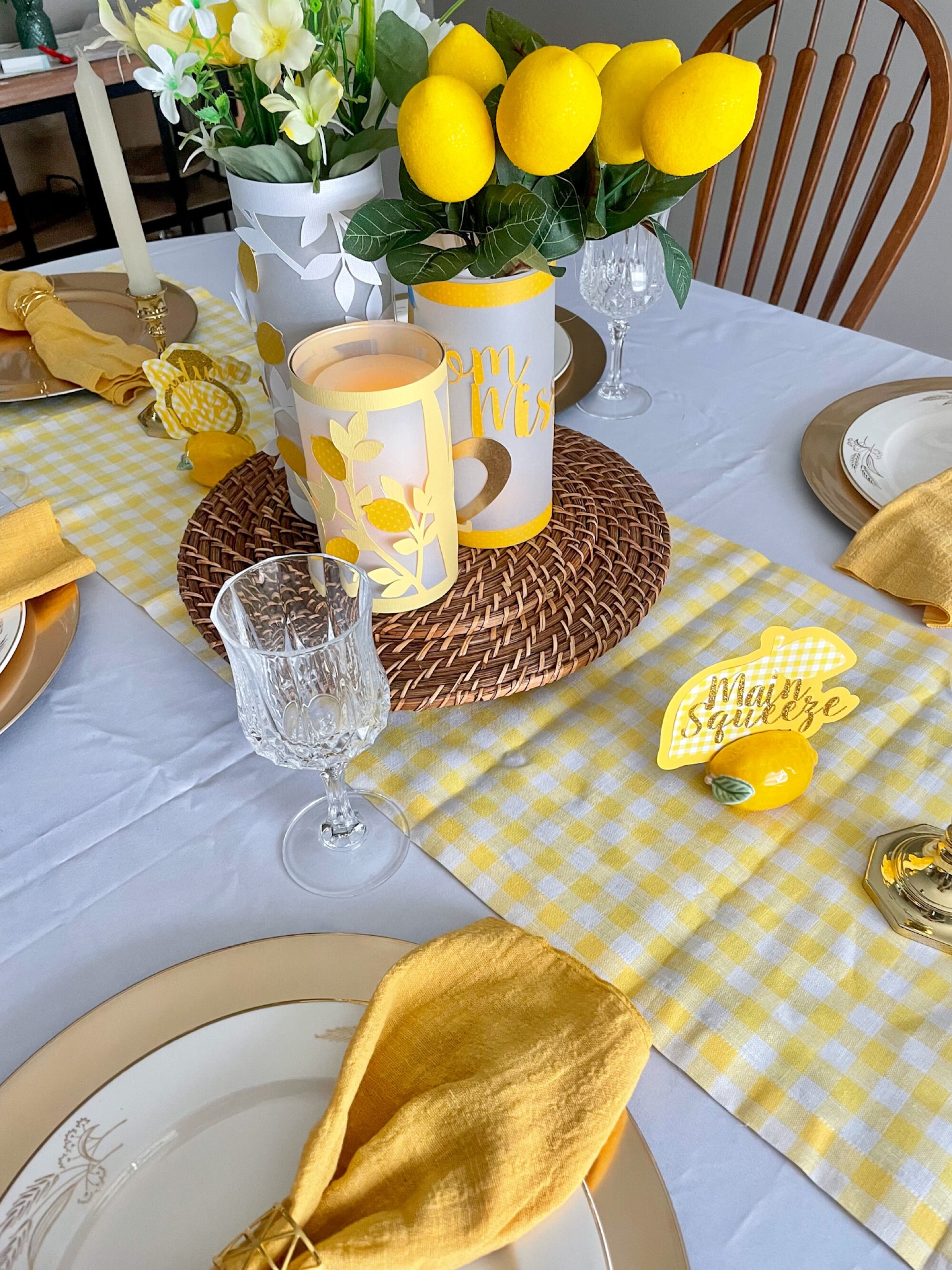 Customizable, Personalized Centerpiece, Lighted Centerpiece Set, Table ...