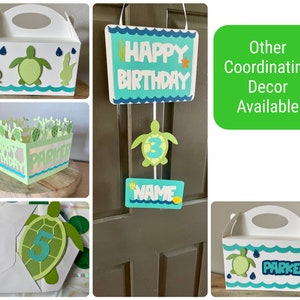 Ocean, Sea Turtle, Marine Animal, Water Themed Birthday Decorations ...