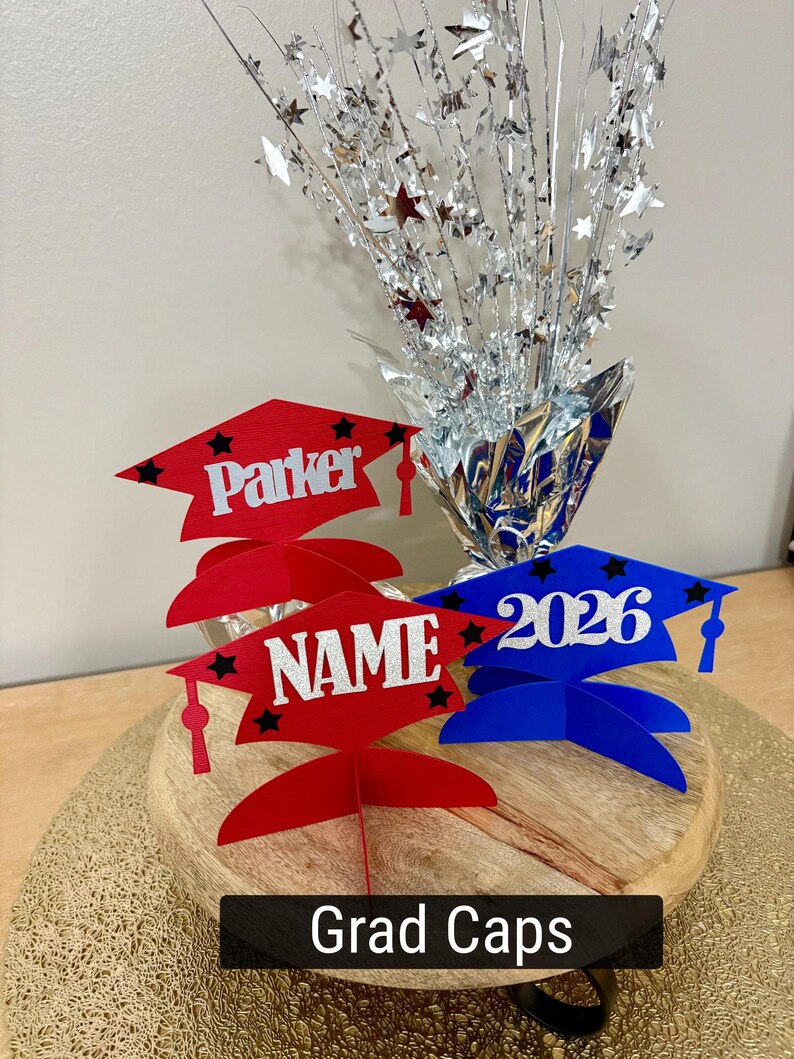 Graduation Table Decor, Coordinating Package - Customizable Graduation ...