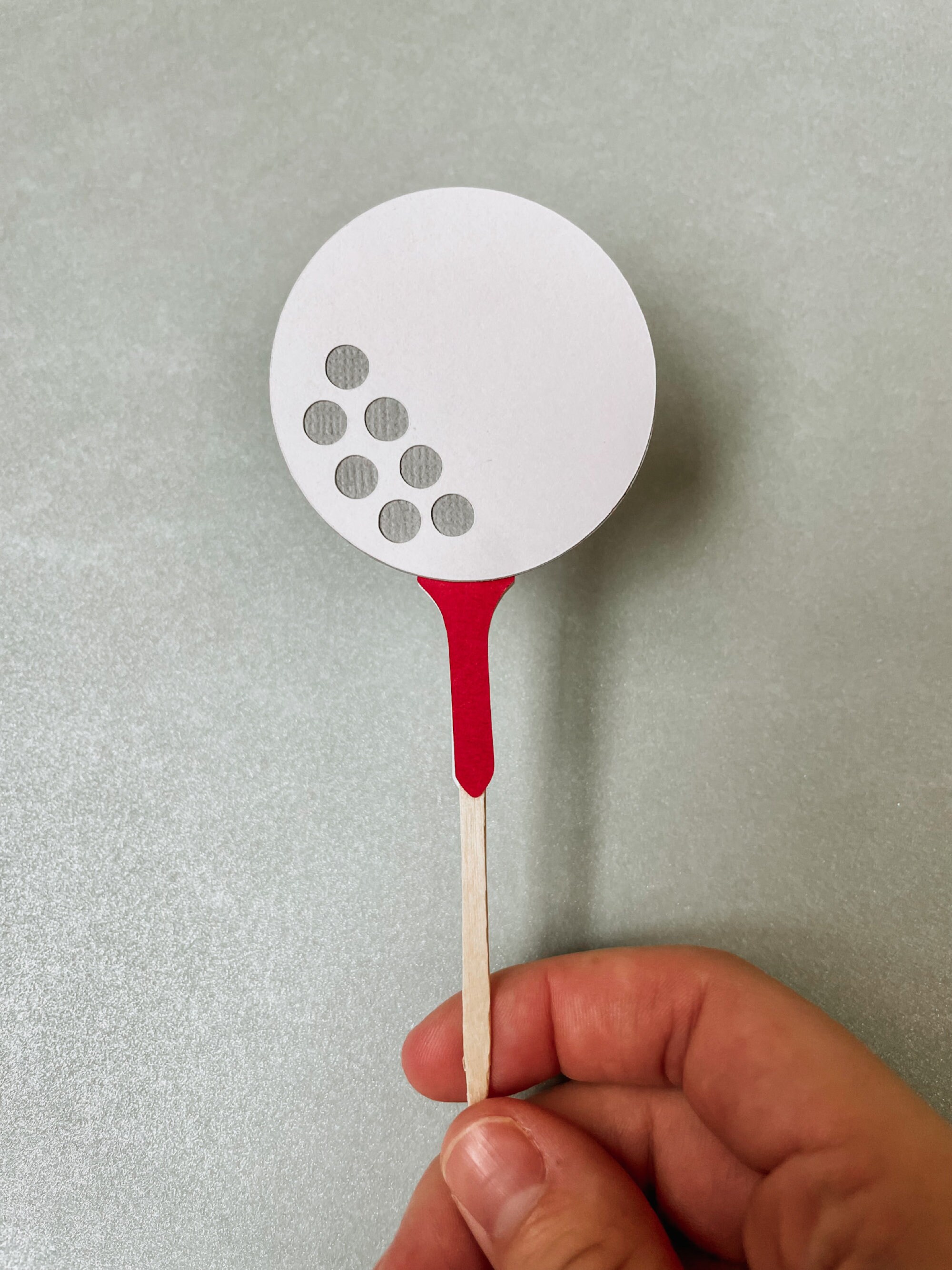 Golf Ball Cupcake Toppers Hole in One Cupcake Toppers Golf - Etsy