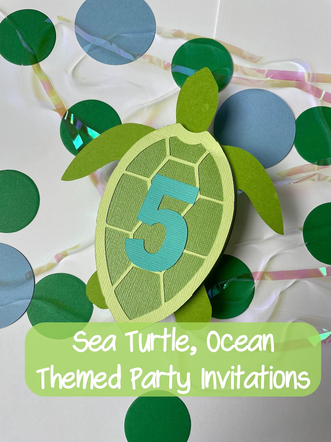 Sea Turtle Invitations Sea Turtle, Ocean Theme Birthday Invitations Sea ...
