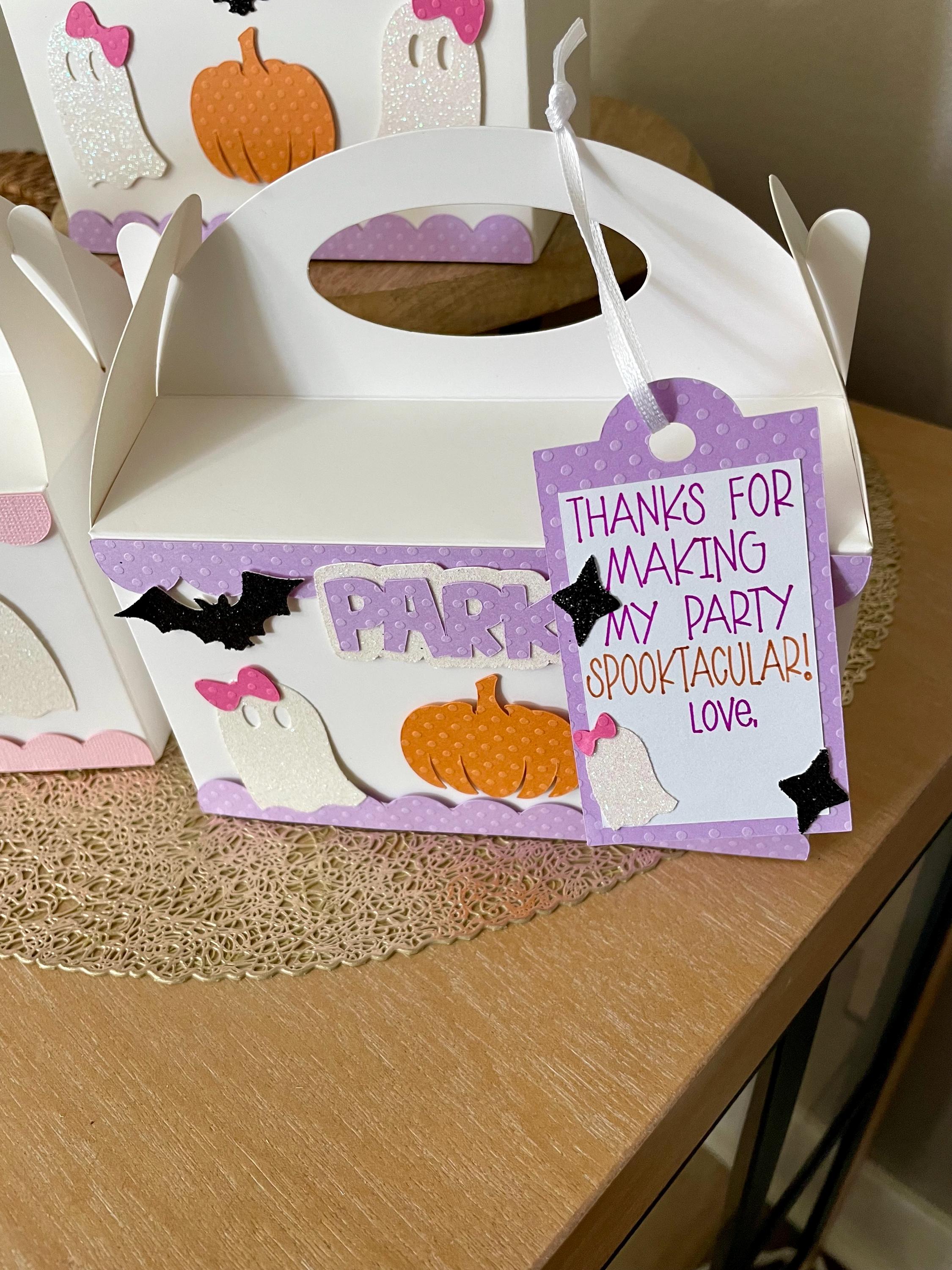 Girl Spooky Gift Box, Girl Spooky Party Favor Box, Spooky Theme Party ...