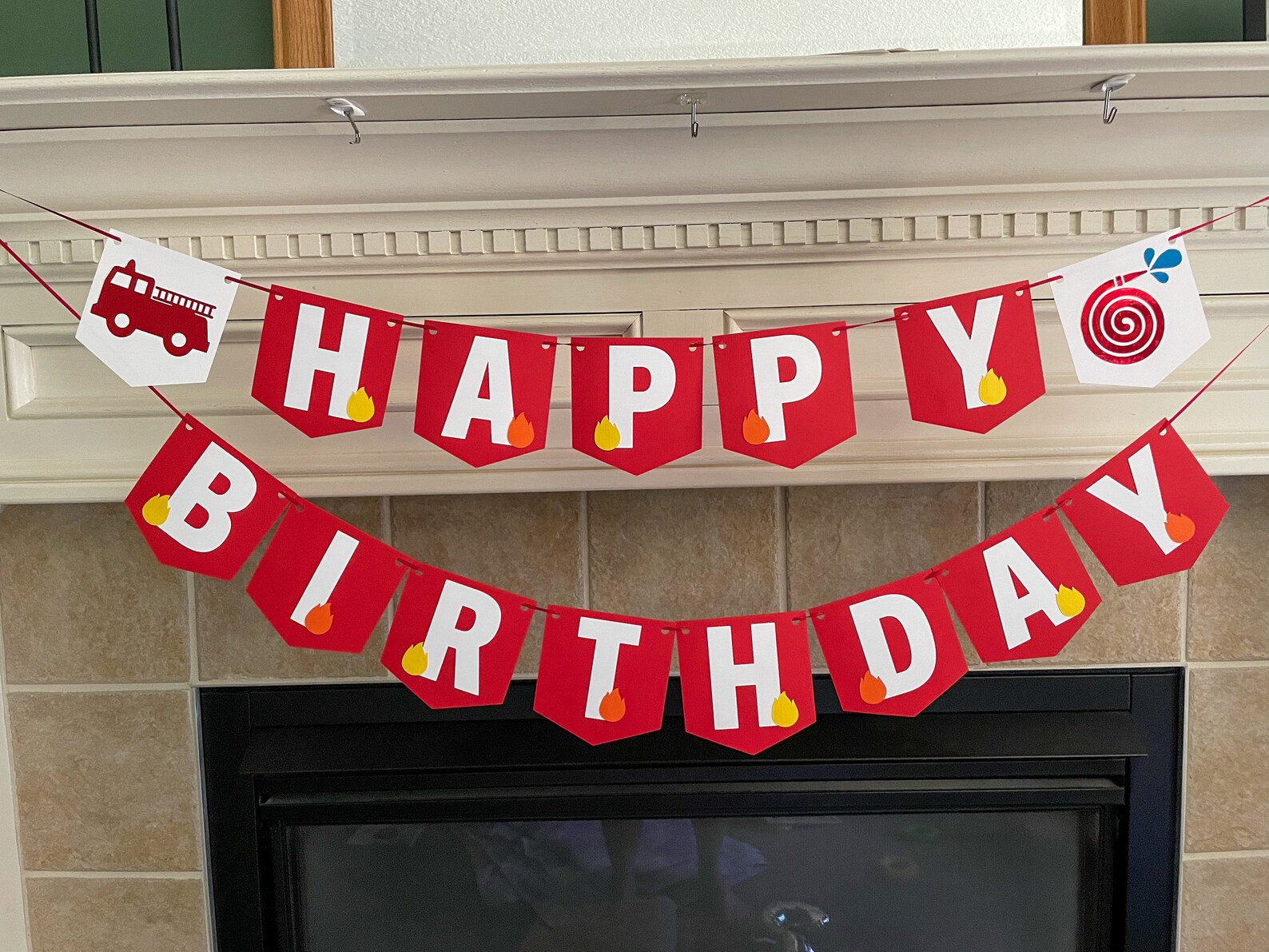 Fire Fireman Firefighter Themed Birthday Decorations - Etsy
