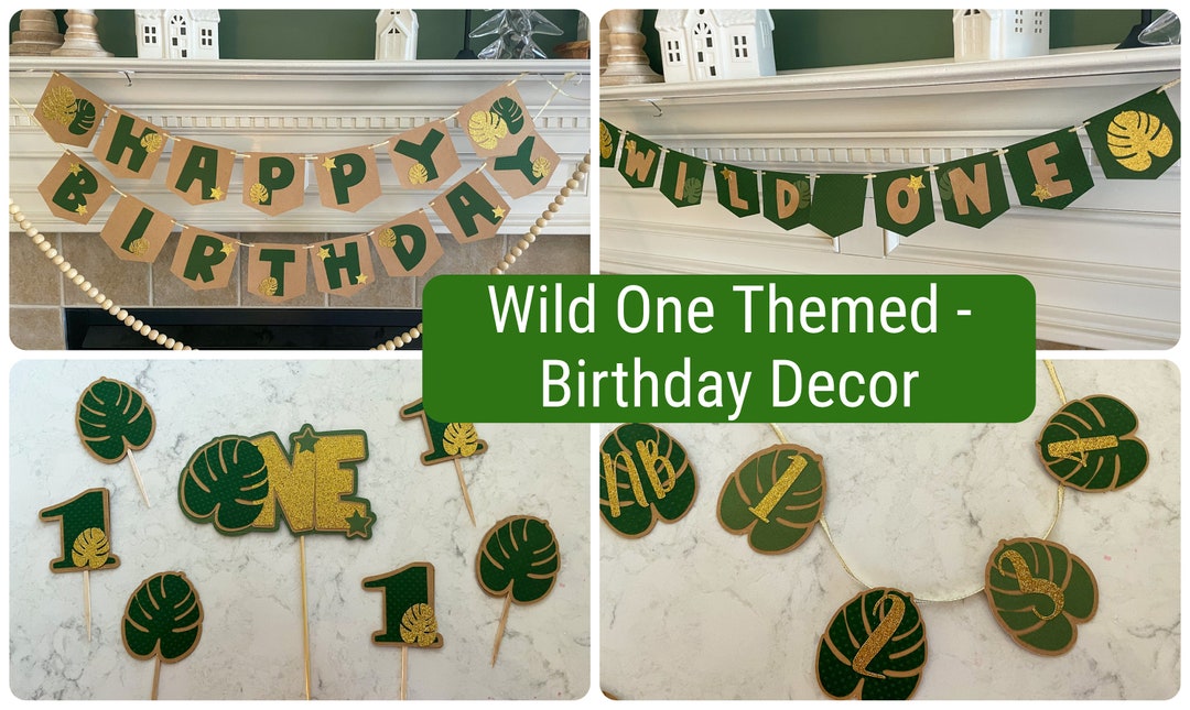 Wild One Themed Birthday Decorations, Wild One First Birthday Party ...