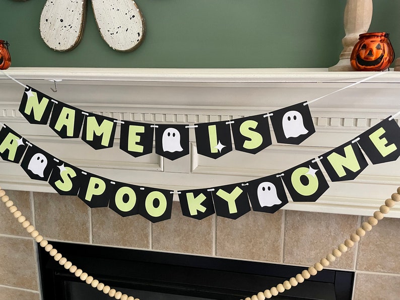 Spooky Themed Birthday Decorations Spooky One First - Etsy