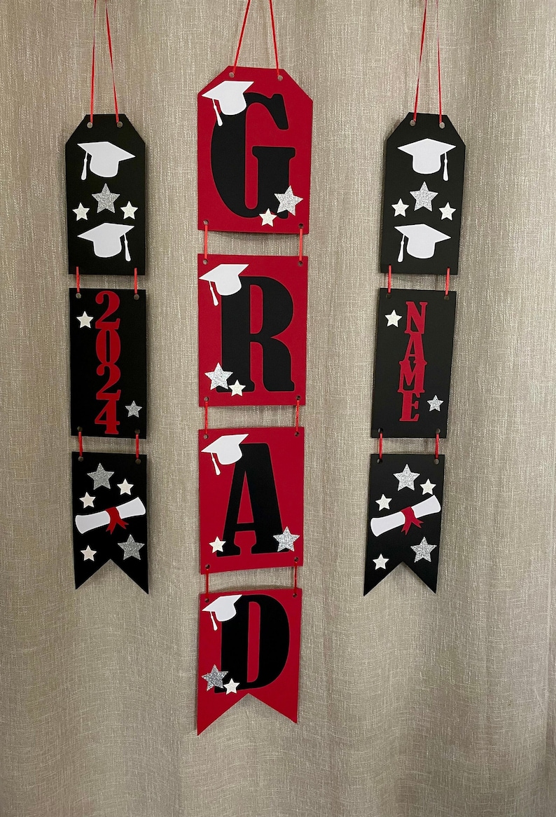 Graduation Party Hanging Banner, Graduation Door Decor, Graduation ...
