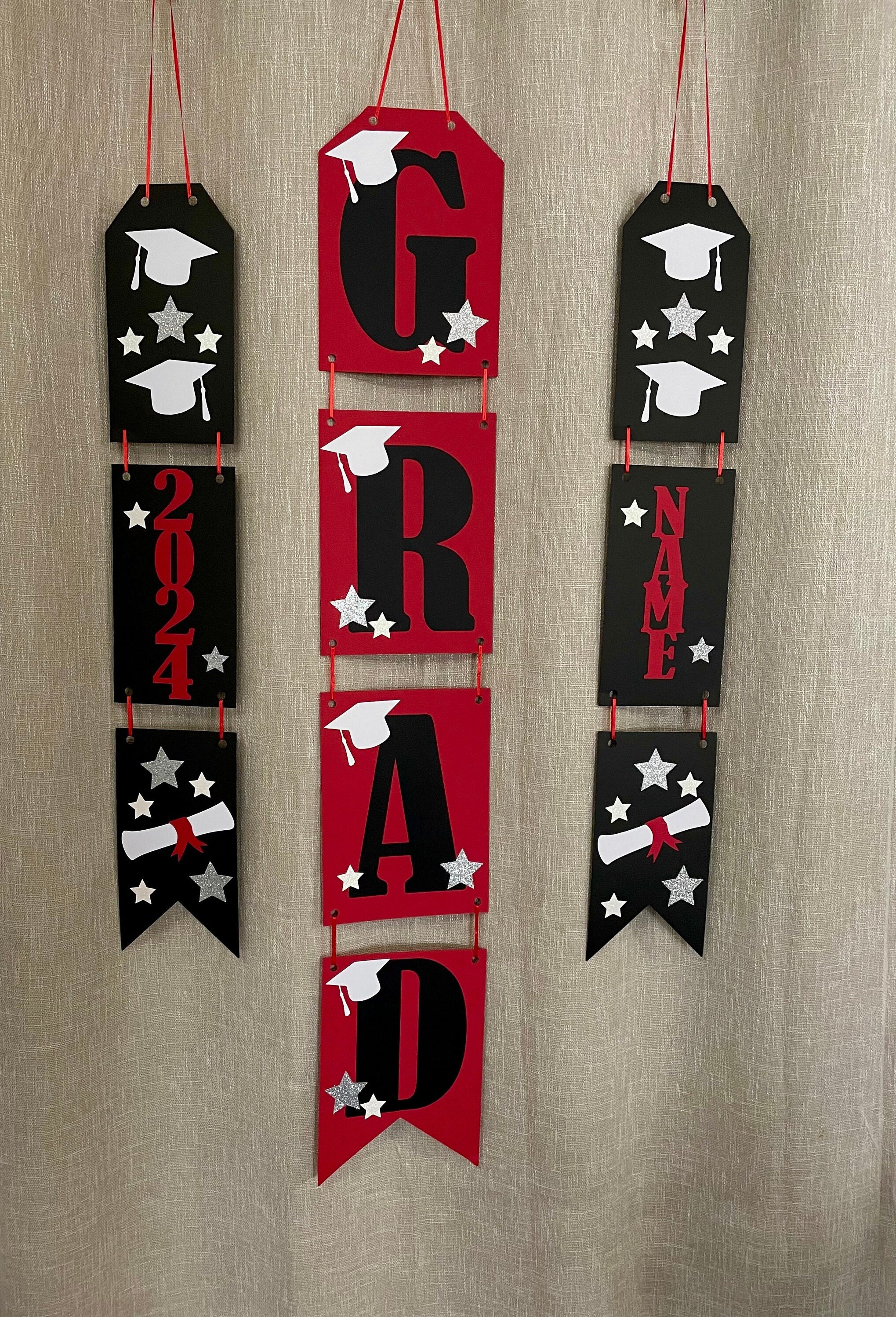 Graduation Party Hanging Banner, Graduation Door Decor, Graduation ...