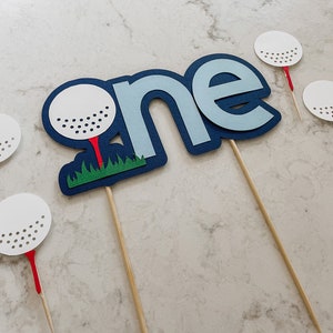 Golf Themed Birthday Decorations First Birthday Decor Pack - Etsy