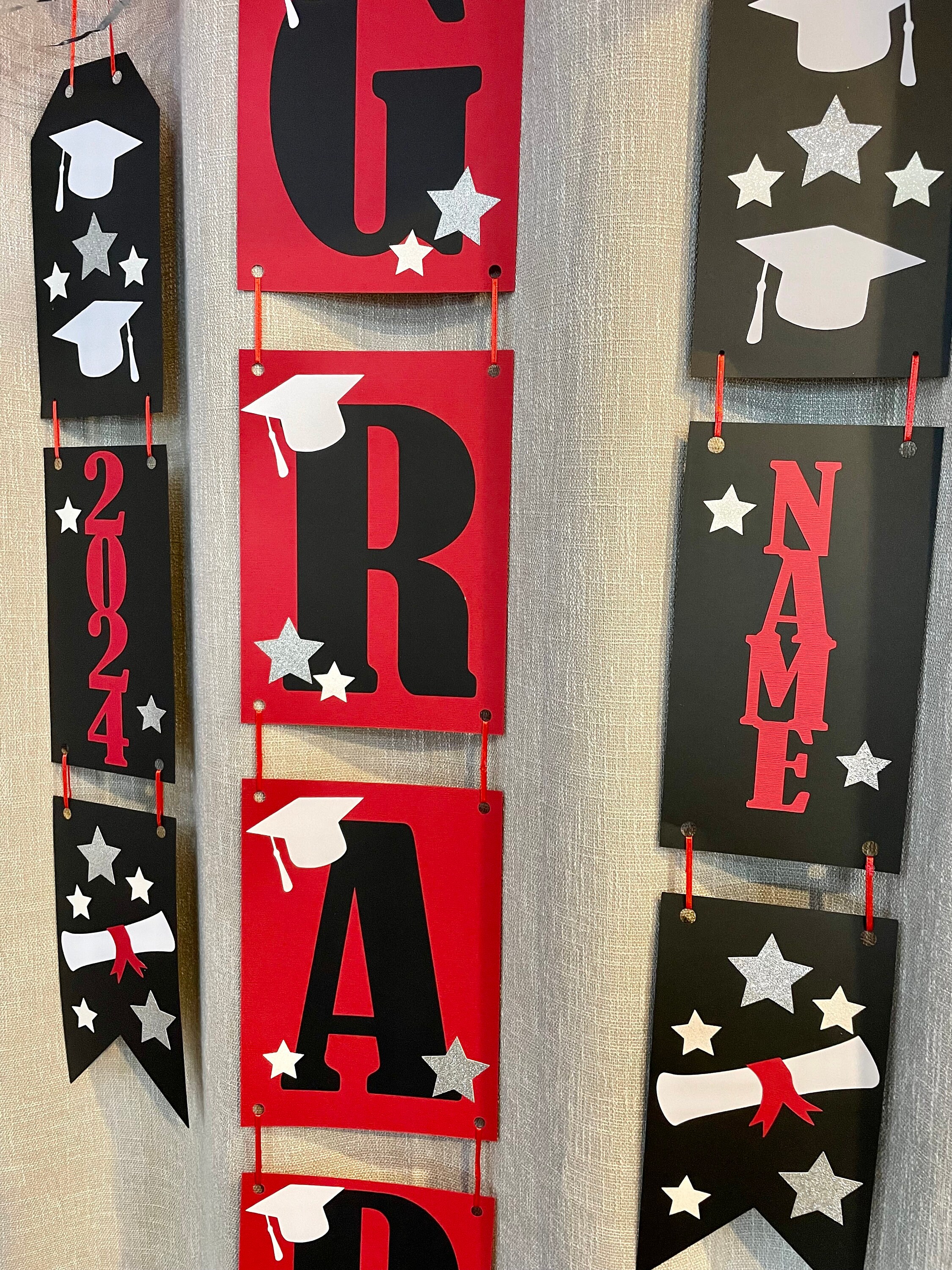 Graduation Party Hanging Banner, Graduation Door Decor, Graduation ...