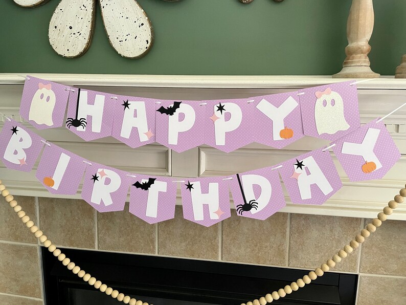 Girl Spooky Themed Birthday Decorations Spooky One First Birthday Two ...