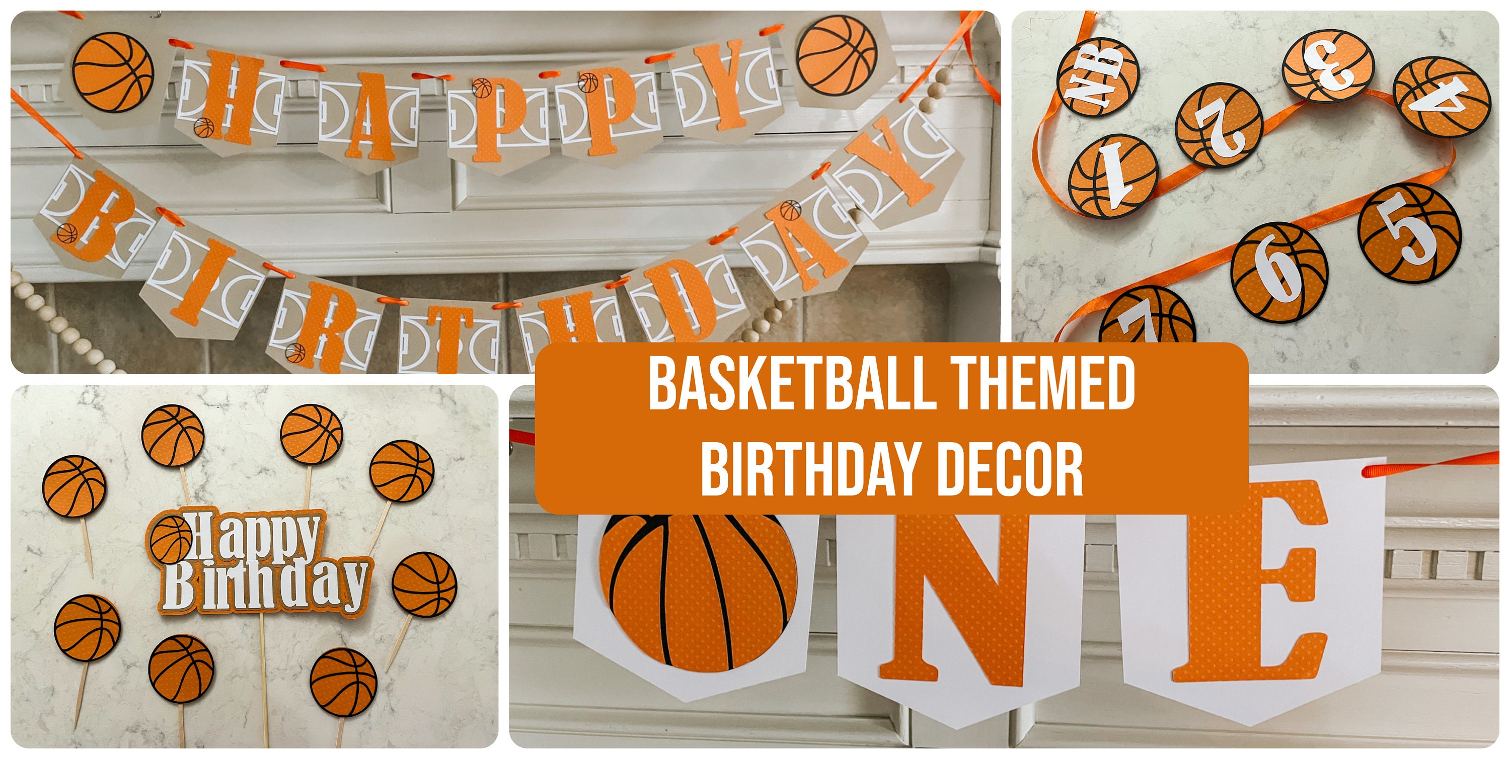 Basketball Themed Birthday Decorations, Rookie First Year First ...