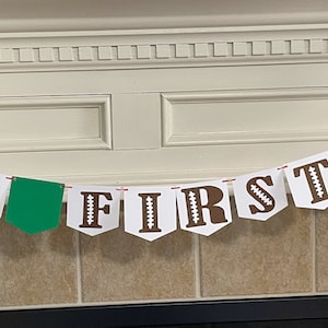 Football Themed Birthday Decorations, Football First Birthday, Football ...