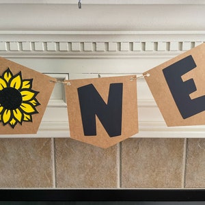 Sunflower Themed Birthday Decorations, Sunflower First Birthday ...