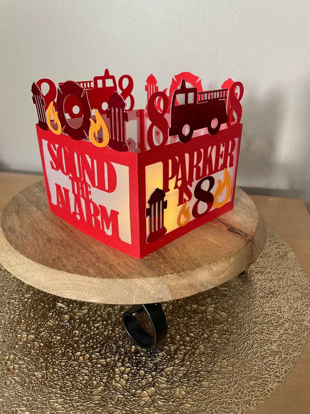 Fire, Fireman Birthday Table Centerpiece, Fire, Fireman Birthday Table ...