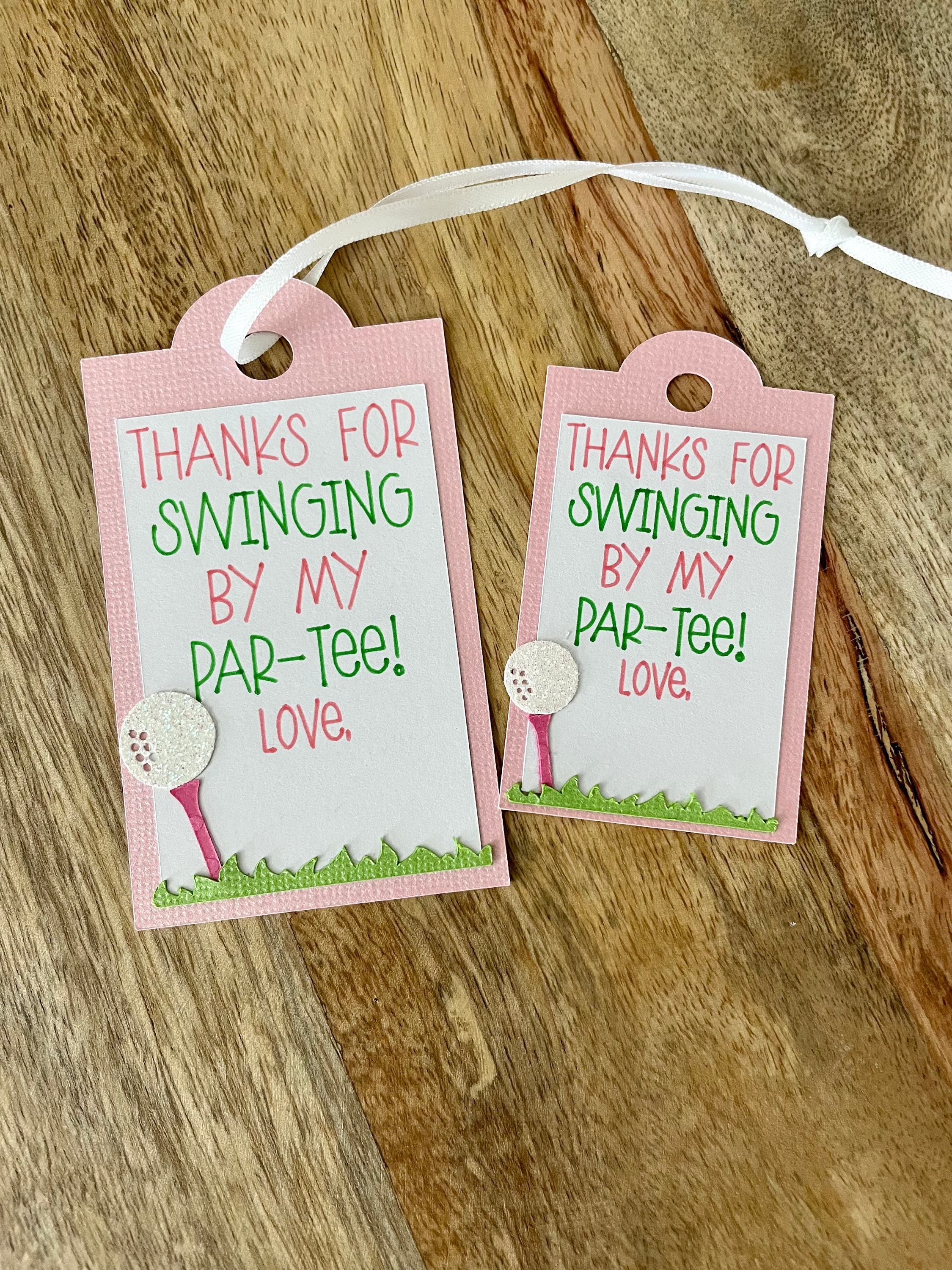 Girl Golf Themed Gift Tag, Girl Golf Party Favor Tag, Par-tee Gift Tag ...