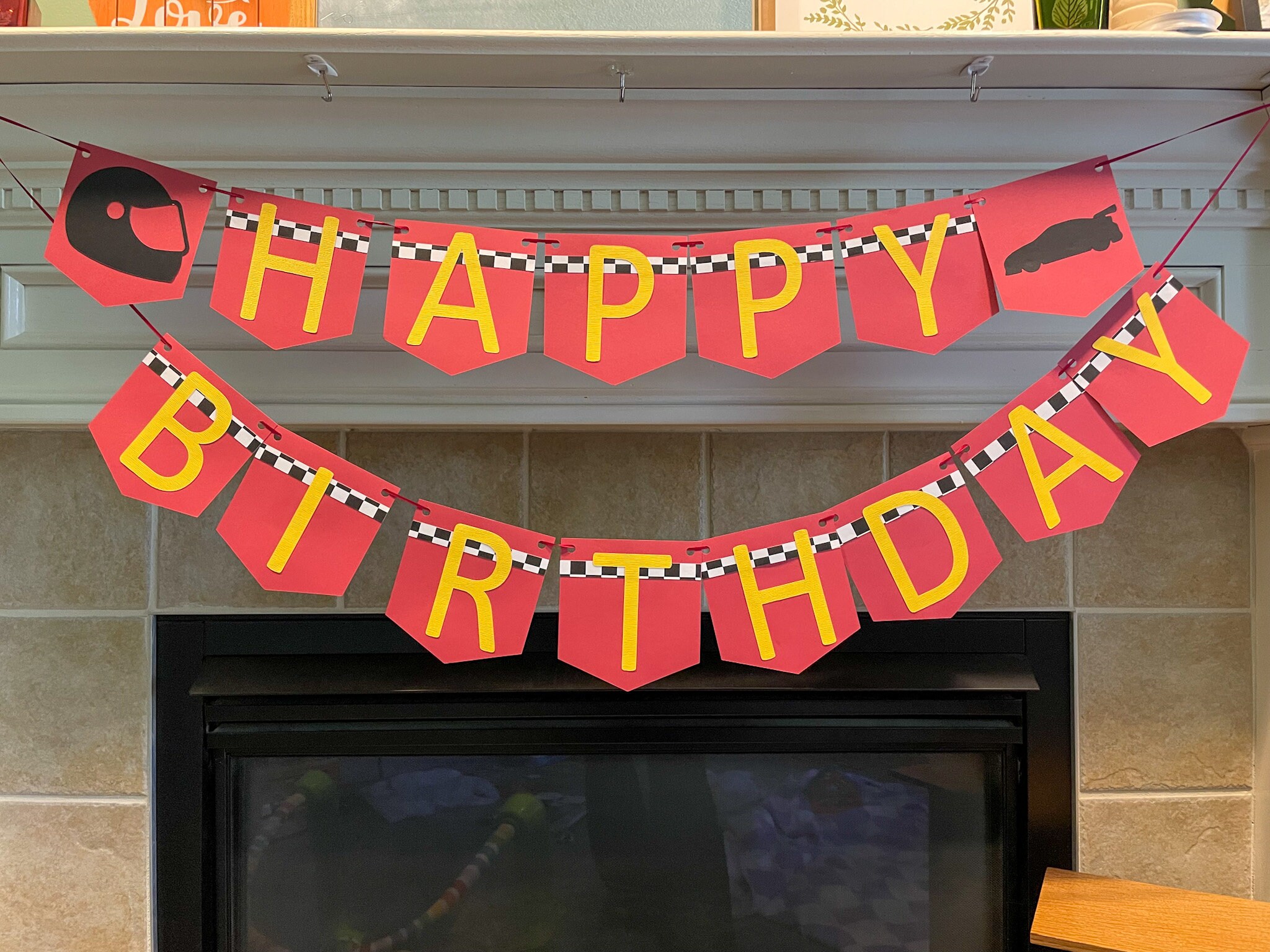 Racing and Racecar Themed Birthday Decorations, Two Fast Birthday Decor ...