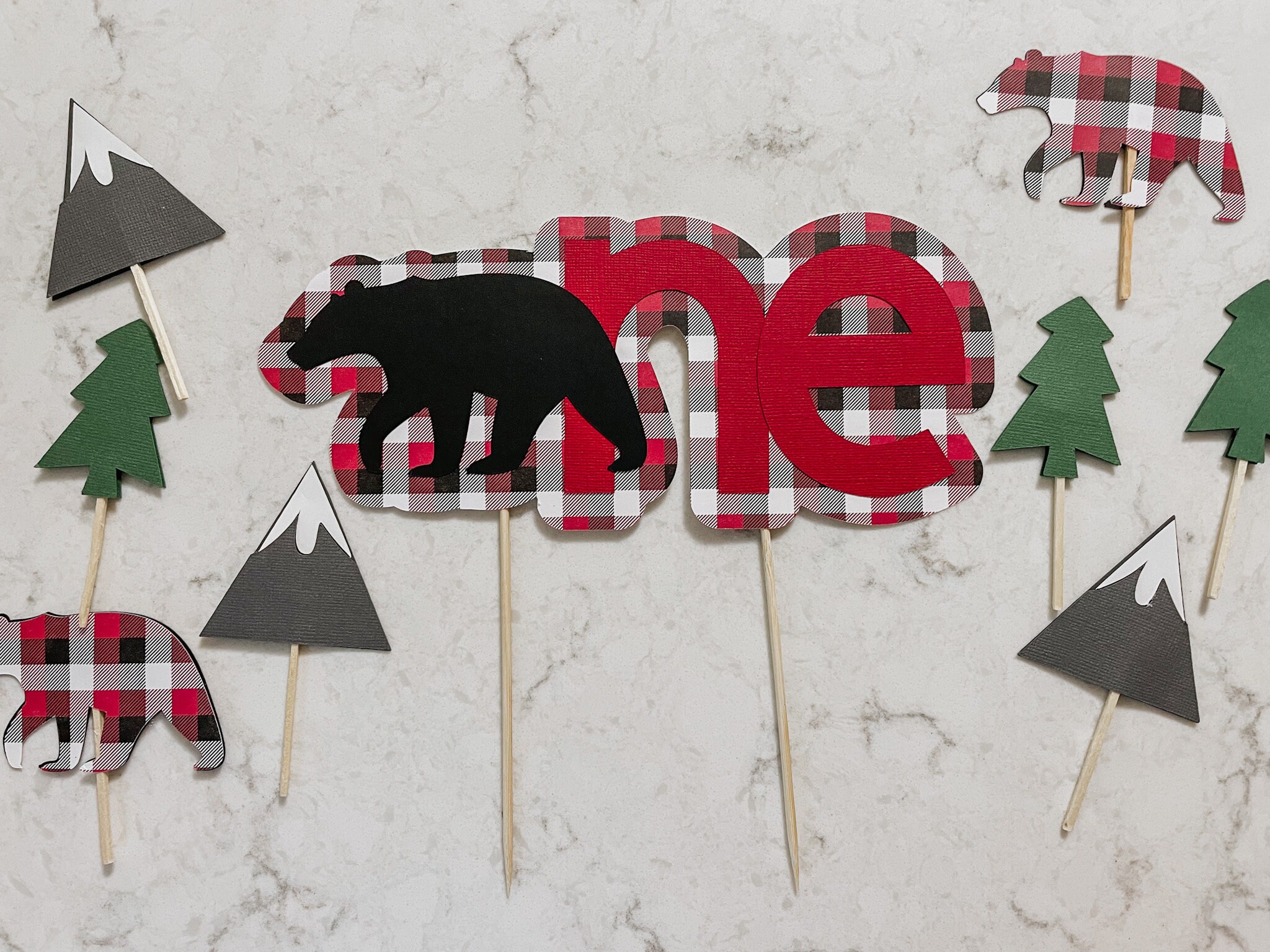 Outdoors Themed Birthday Decor, Camping Themed Birthday Decorations ...
