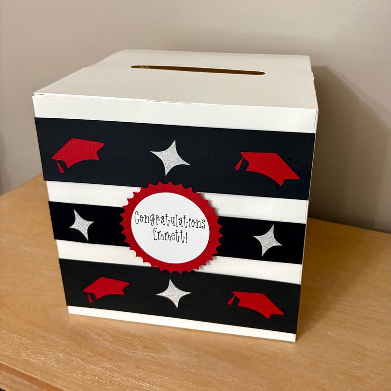 Graduation Card Box - Etsy