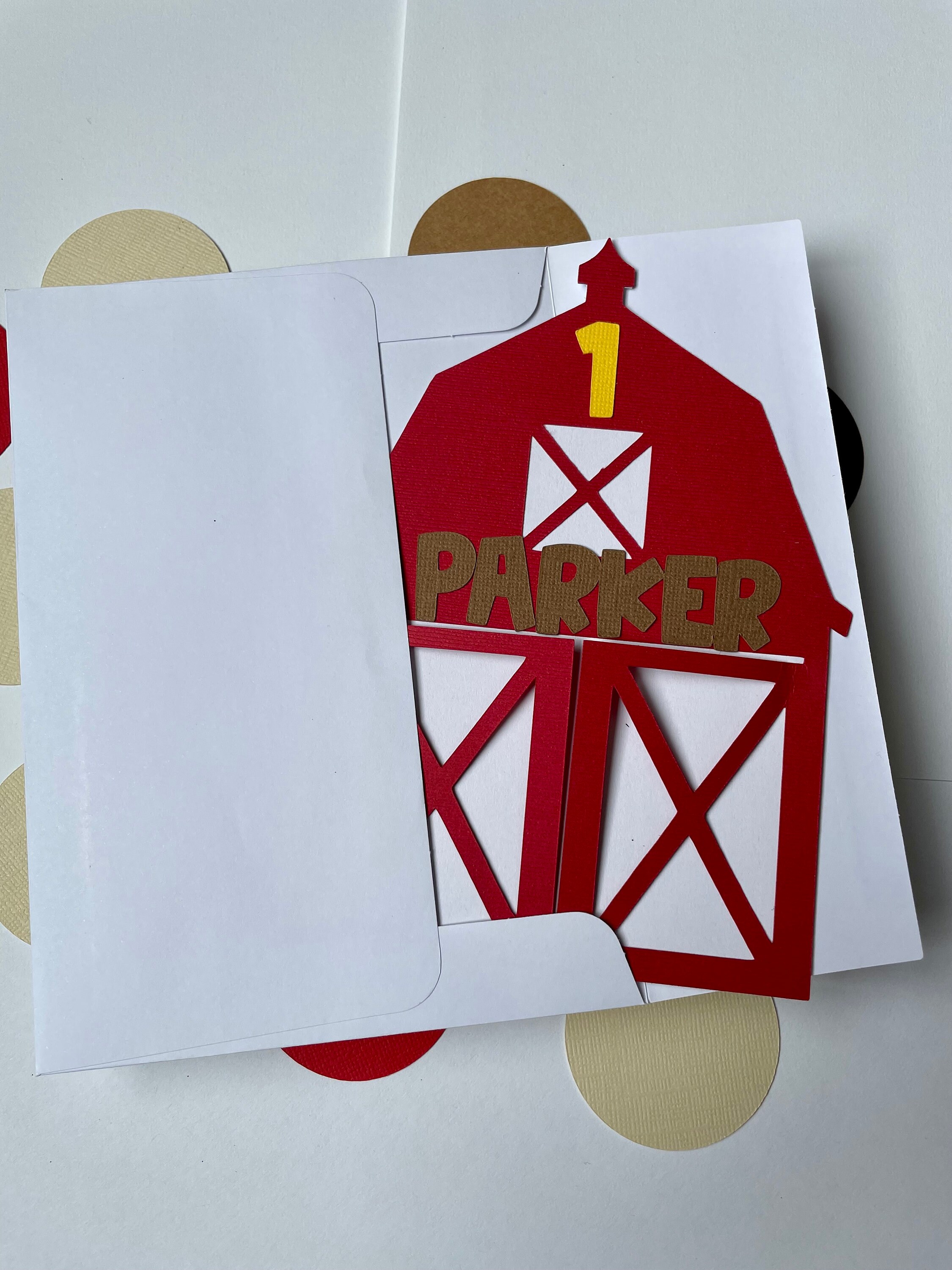 Farm Theme Birthday Invitations, Barn Theme Invitations, Farm Barn ...