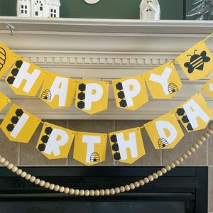 Bumble Bee Themed Birthday Decorations First Birthday - Etsy