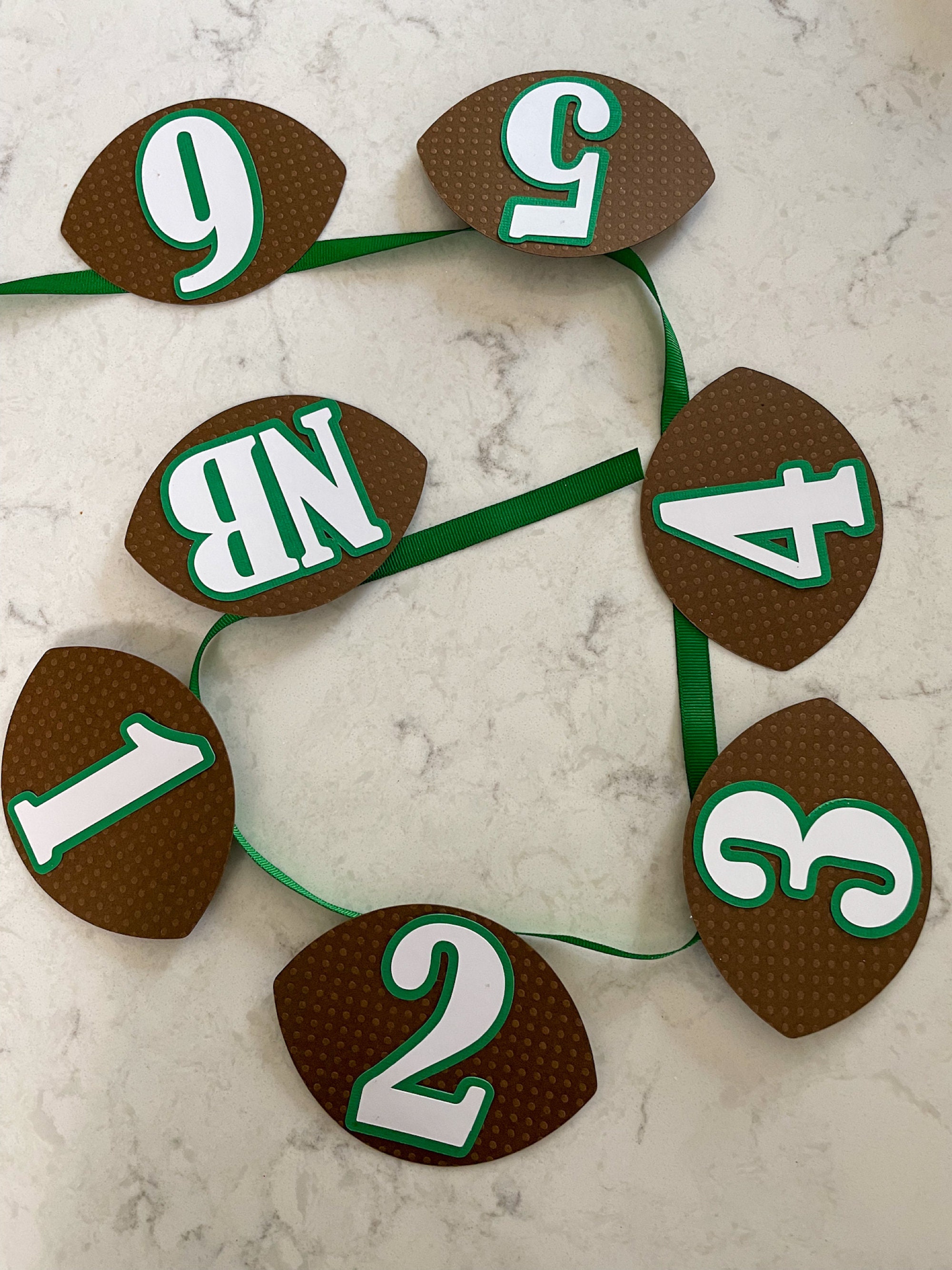 Football Themed Birthday Decorations First Birthday Decor Pack - Etsy