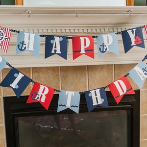 Nautical Themed Birthday Decorations, Nautical Theme First Birthday ...