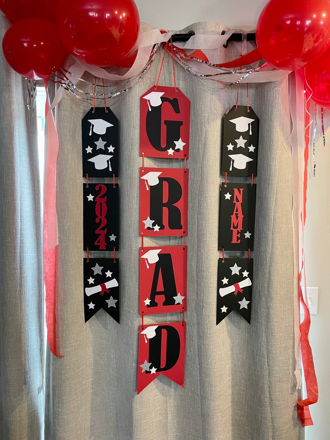 Graduation Party Hanging Banner, Graduation Door Decor, Graduation ...