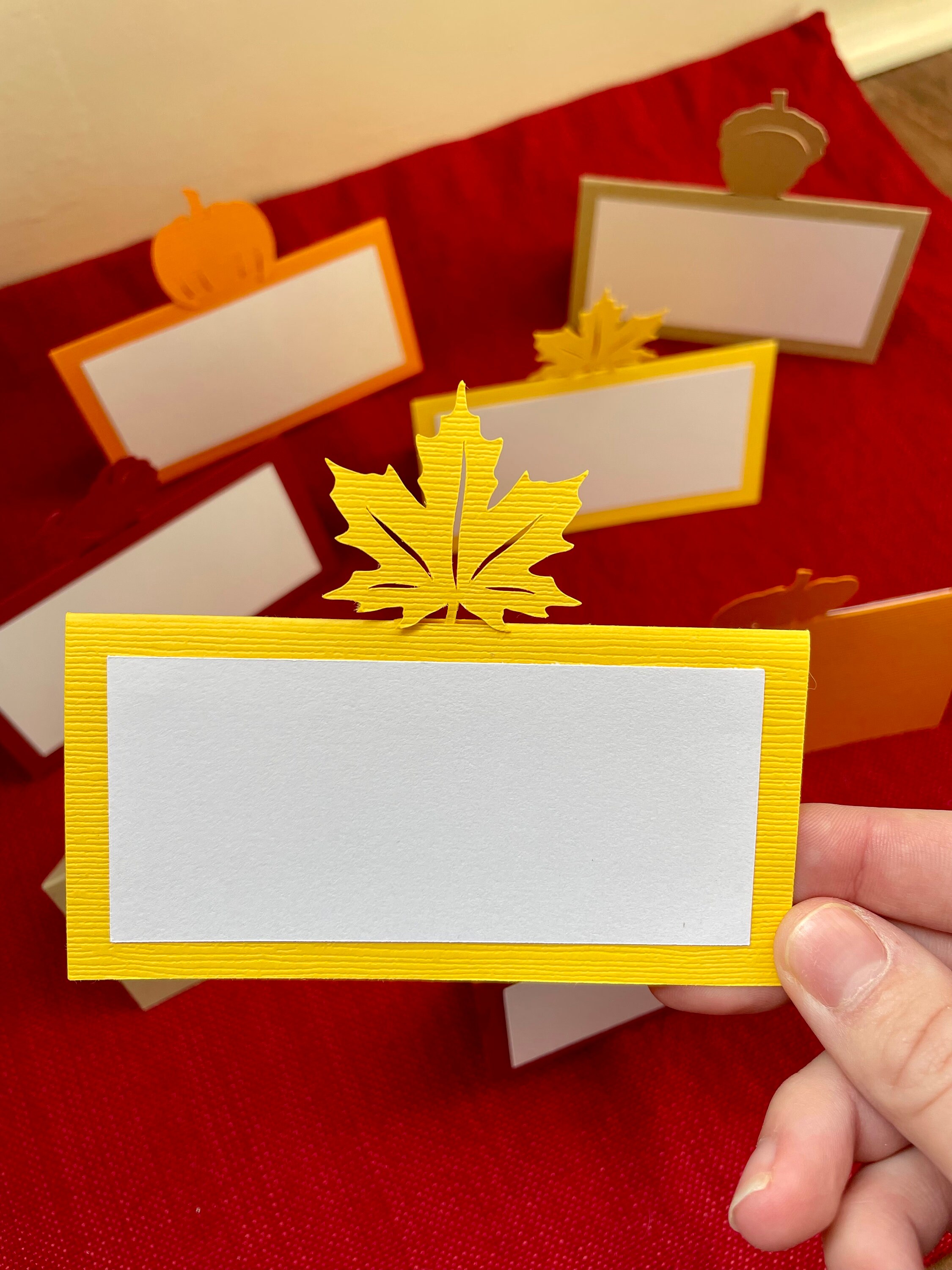 Thanksgiving Place Cards Fall Party Place Cards Fall - Etsy