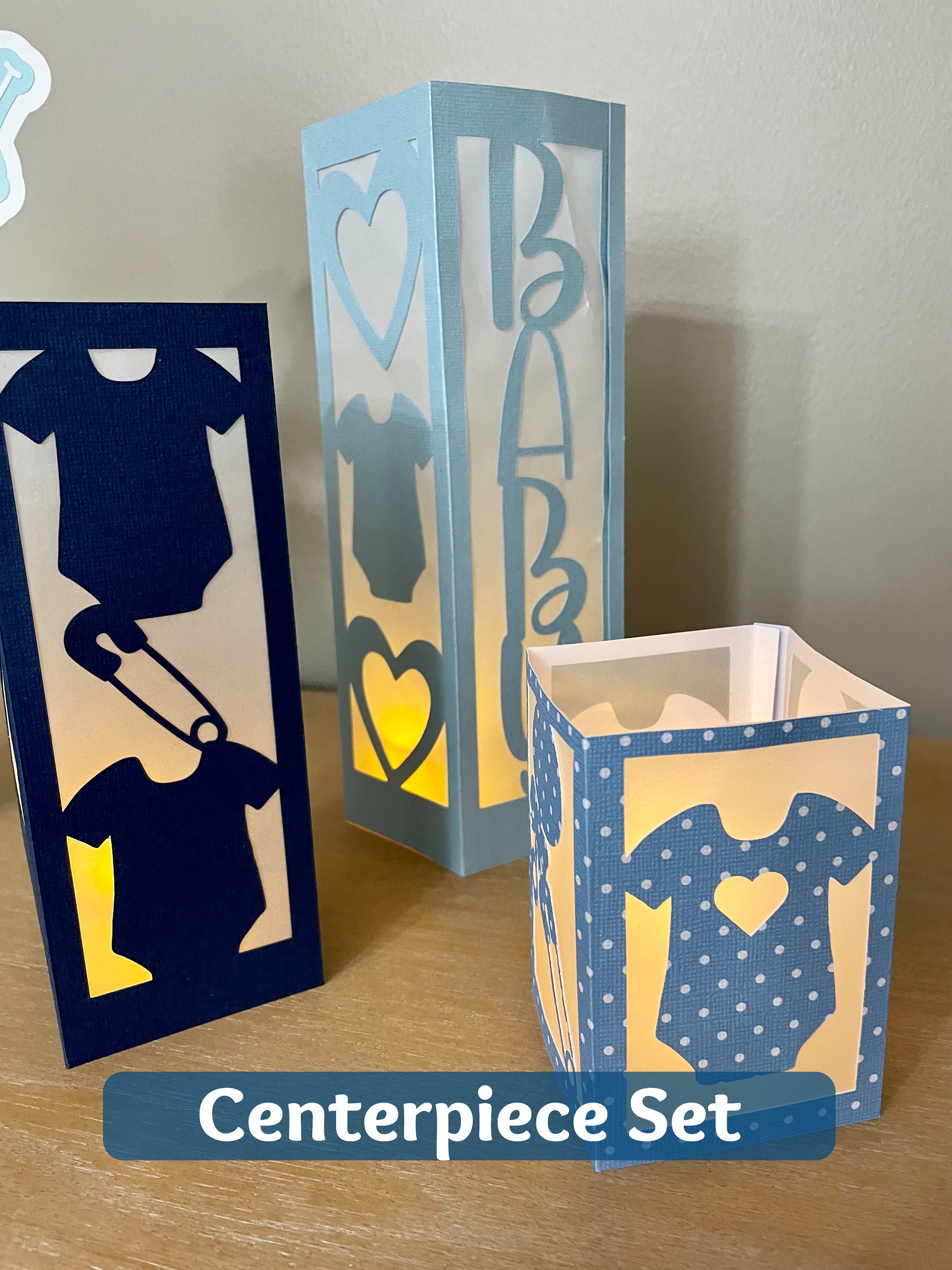 Baby Shower Table Decor, Baby Boy Shower Table Decor, Baby Shower Table ...