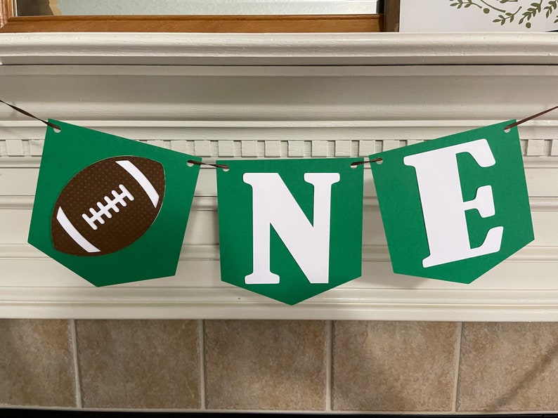 Football Themed Birthday Decorations First Birthday Decor Pack - Etsy