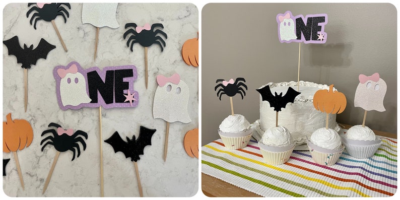 Girl Spooky Themed Birthday Decorations Spooky One First Birthday Two ...