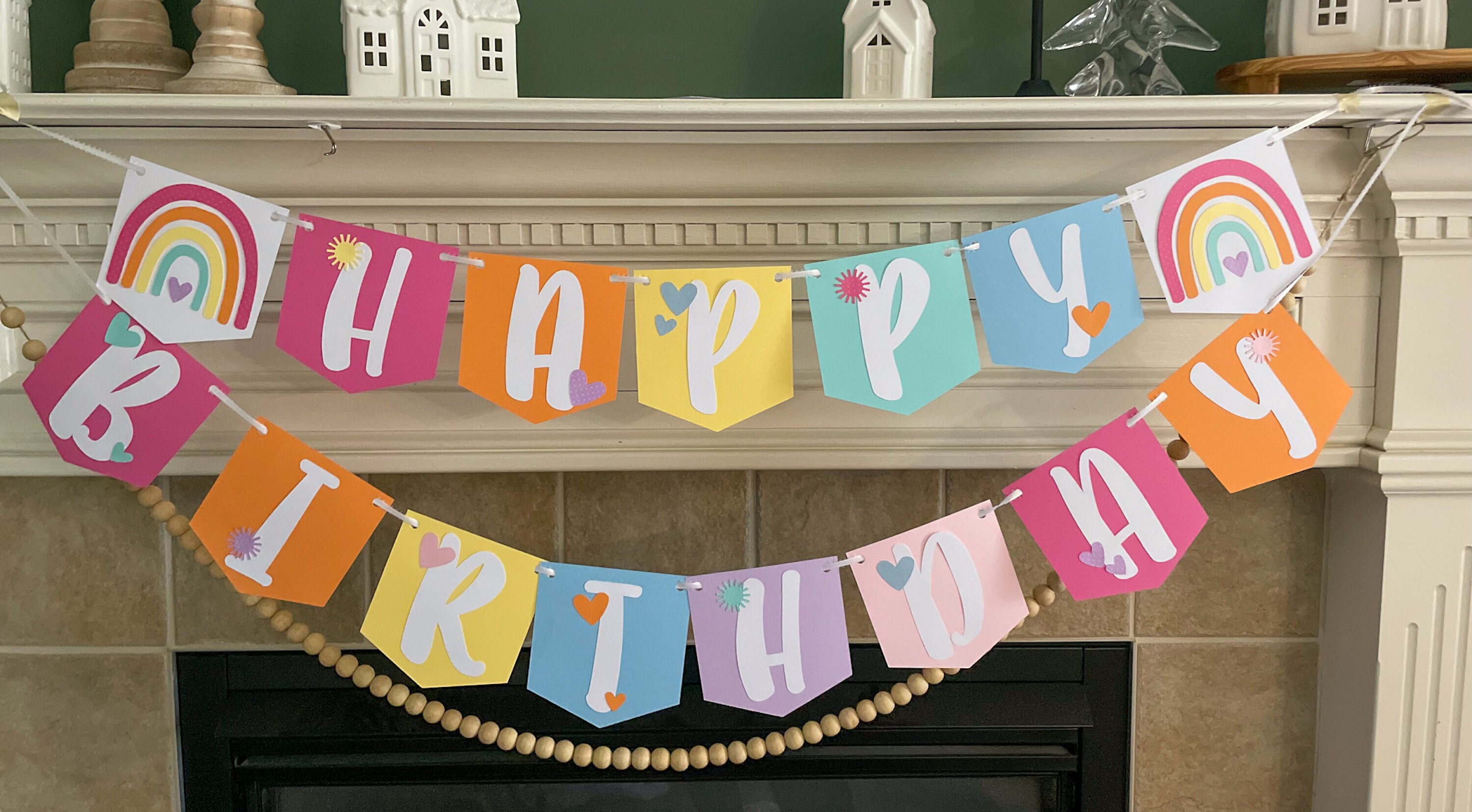 Rainbow Themed Birthday Decorations, Rainbow Theme First Birthday ...