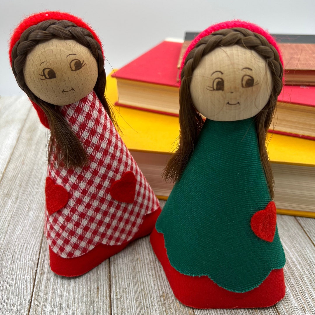 Vintage Handmade Paper Cone Dolls From Denmark Made by Bell - Etsy
